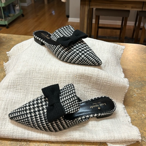 kate spade | Shoes | Kate Spade Karin Point Toe Bow Mules | Poshmark